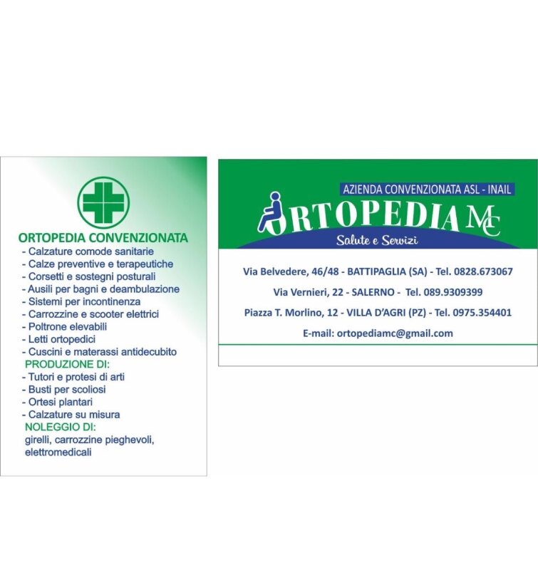 Ortopedik ürünler Ortopedia MC, Basilicata, foto