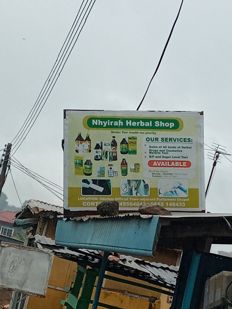 Alternatif tıp merkezleri Nhyirah herbal shop, Akra, foto