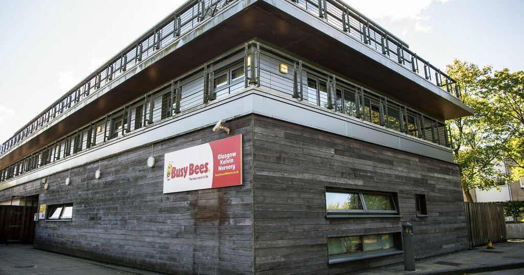 Anaokulları Busy Bees at Glasgow, Kelvin, Glasgow City Konseyi, foto
