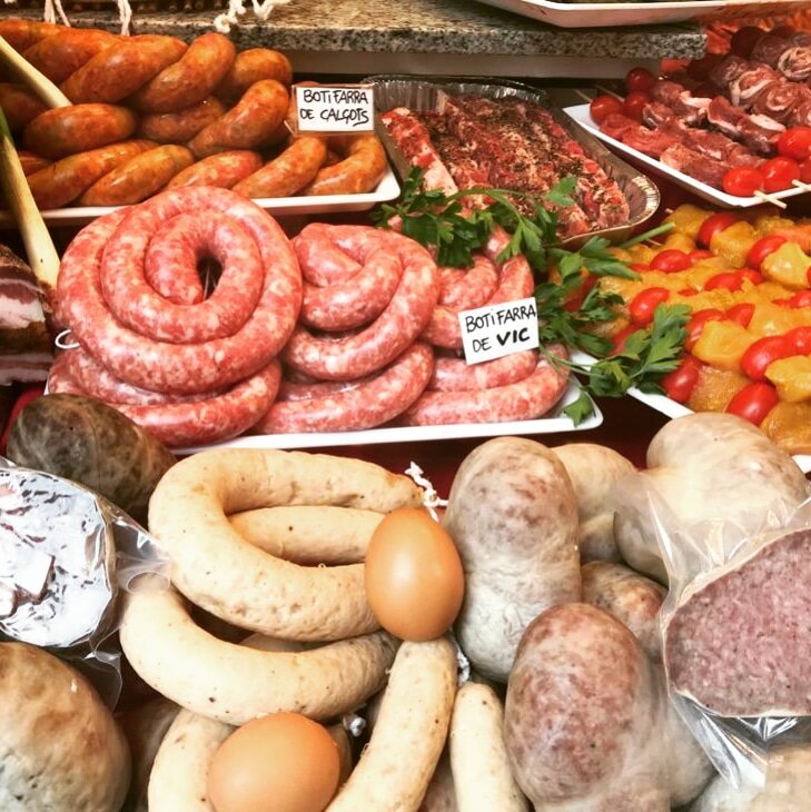 Toptan et ürünleri Xarcuteria Solà S. C. p, Katalonya, foto