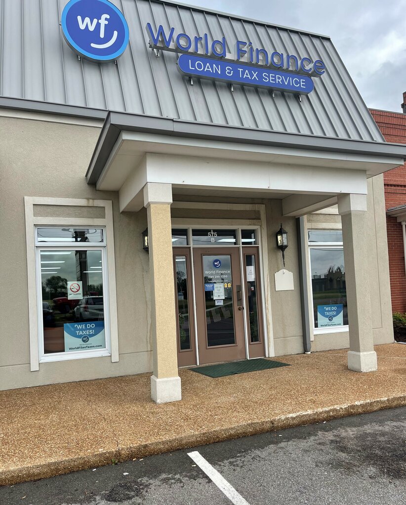 Kredi komisyoncuları World Finance, Tennessee Eyaleti, foto