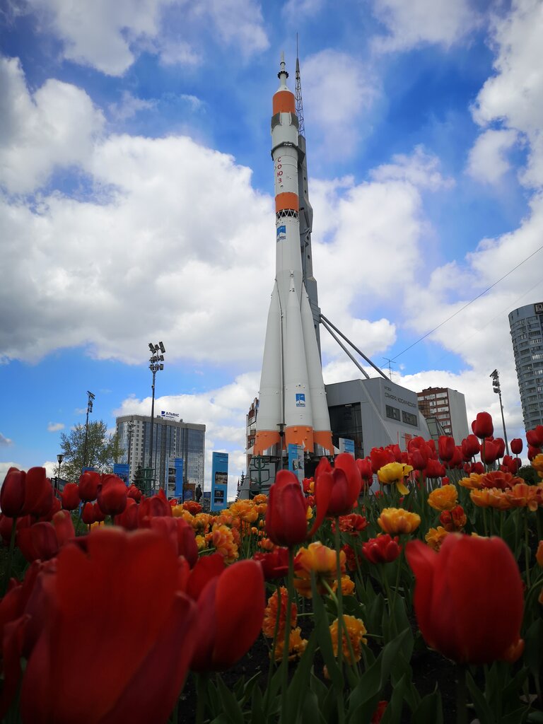 Teknoloji anıtı Soyuz Launch vehicle, Samara, foto