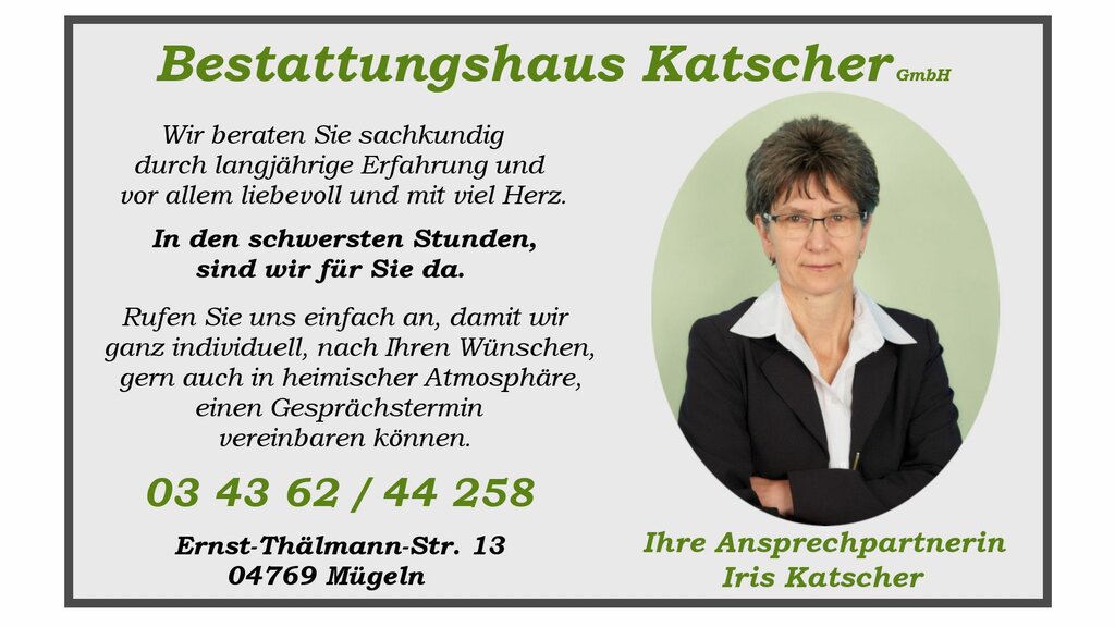 Cenaze hizmetleri Bestattungshaus Katscher GmbH, Saksonya, foto