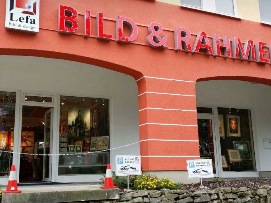 Resim, tablo ve çerçeve mağazaları Lefa Bild und Rahmen, Dresden, foto