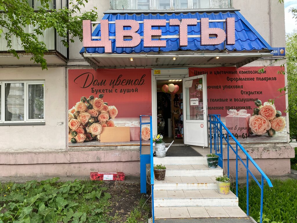Çiçekçiler Дом цветов, Çeliabinsk, foto