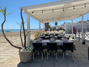 Beluga Beach Restaurant (Marche, Ascoli Piceno, Grottammare, Lungomare Alcide de Gasperi), plaj