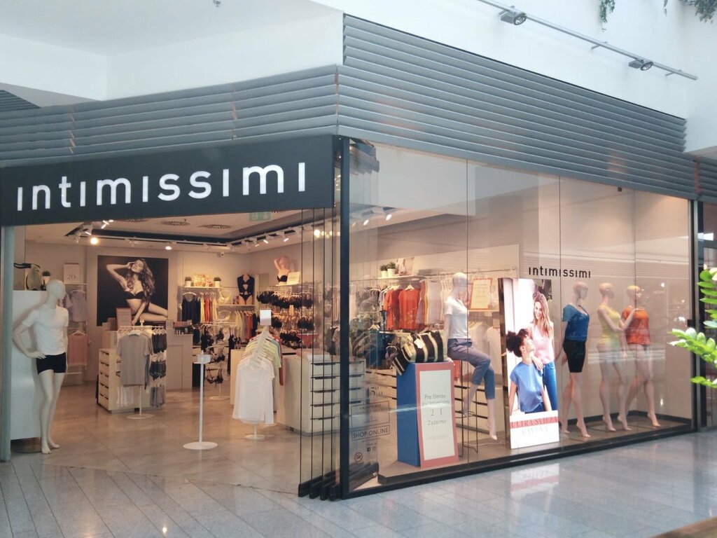 Giyim mağazası Intimissimi, Bratislava, foto