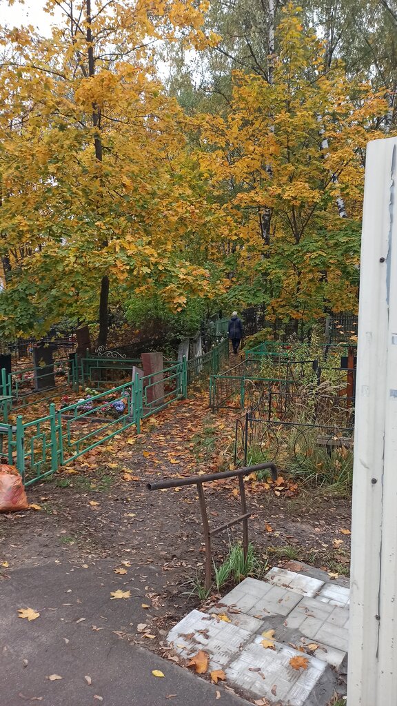 Mezarlıklar Kladbishche poselka Oktyabrsky, Moskova ve Moskovskaya oblastı, foto