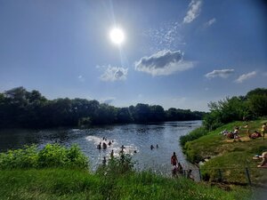 Пляж (Lipetsk Region, Dankov, Nizhnyaya Kulikovskaya ulitsa), plaj  Dankov'dan
