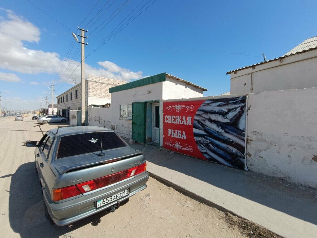 Balık ve deniz ürünleri Fresh Fish, Mangıstav eyaleti, foto