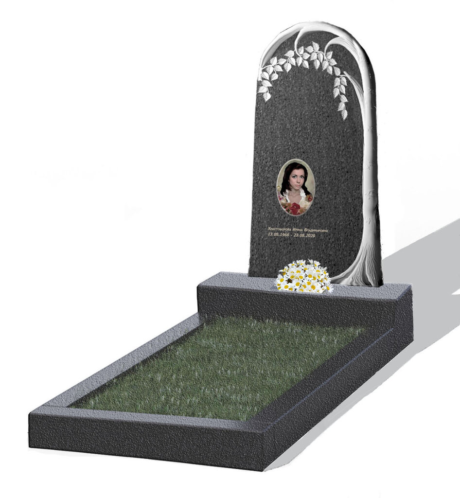 Heykel ve mezarlık taşı üreticileri Napamjat, Kaluga, foto