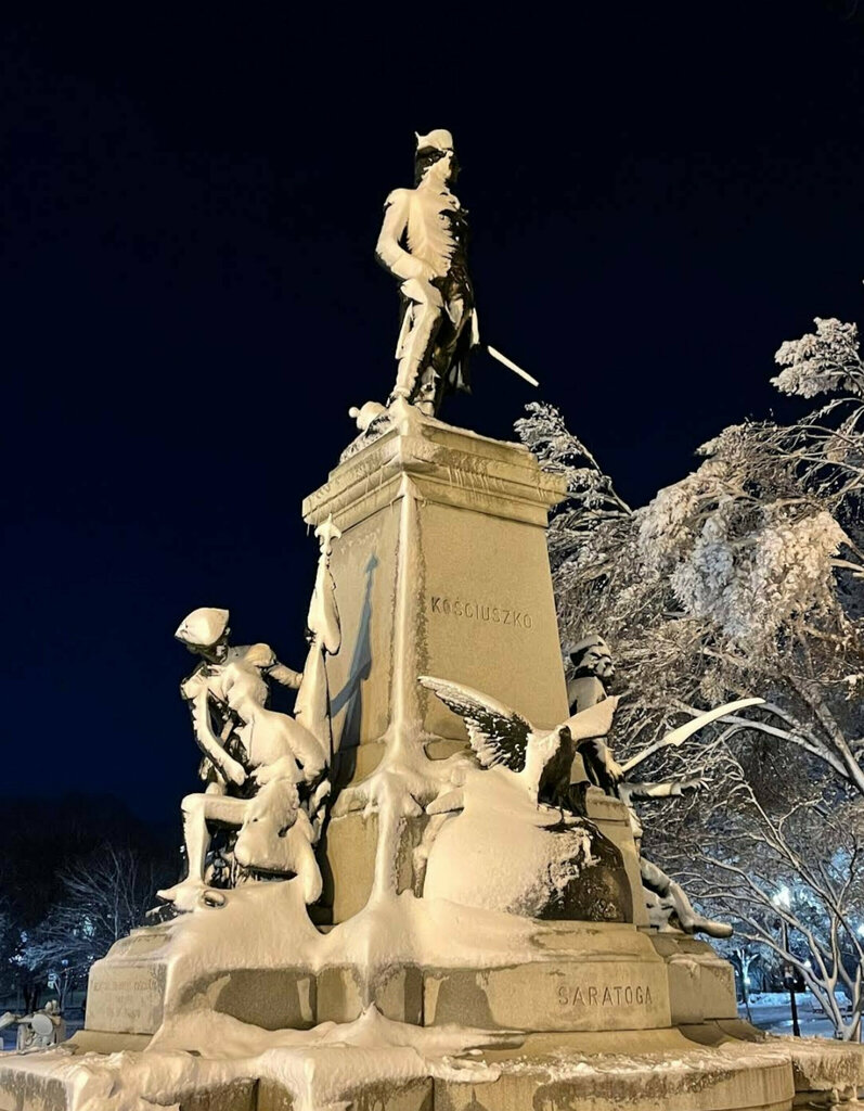 Anıt, heykel General Thaddeus Kosciuszko, Washington, foto