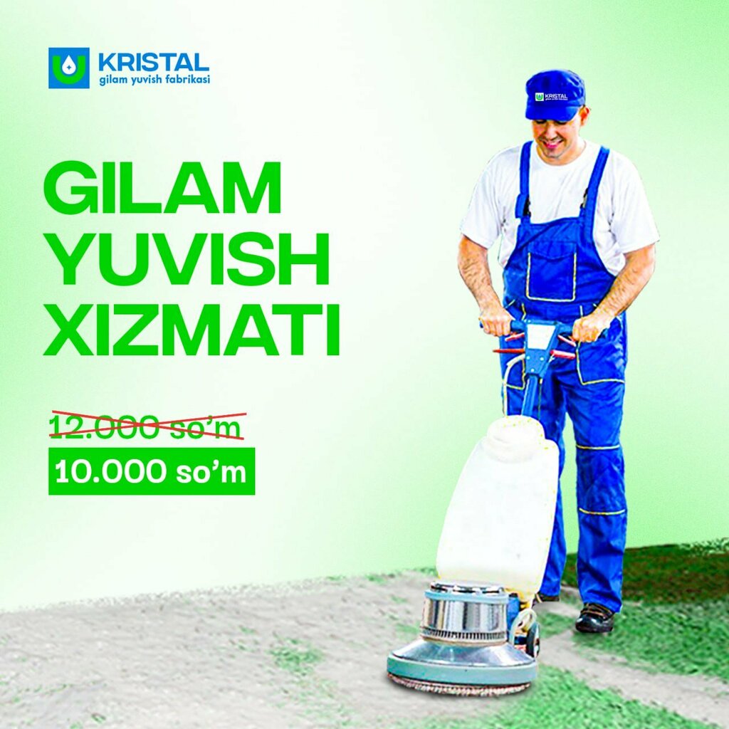 Halı yıkamacılar Crystal Gilam Yuvish No. 1, Semerkant eyaleti, foto