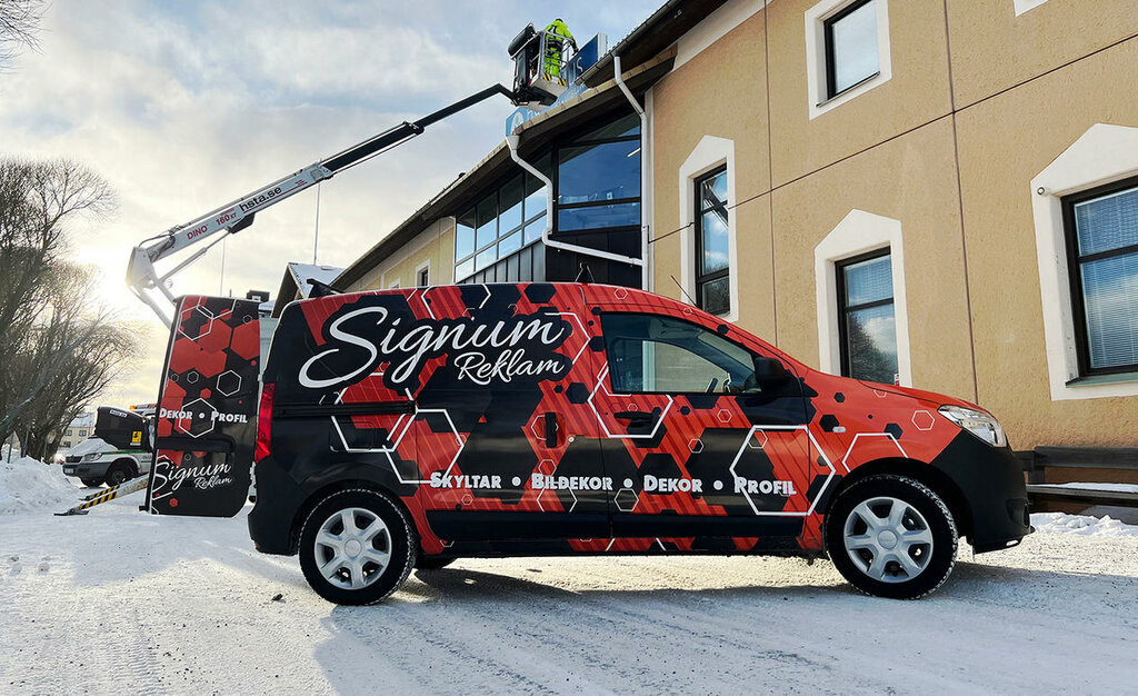 Tabela yapımı Signum Reklam, Harnösand, foto