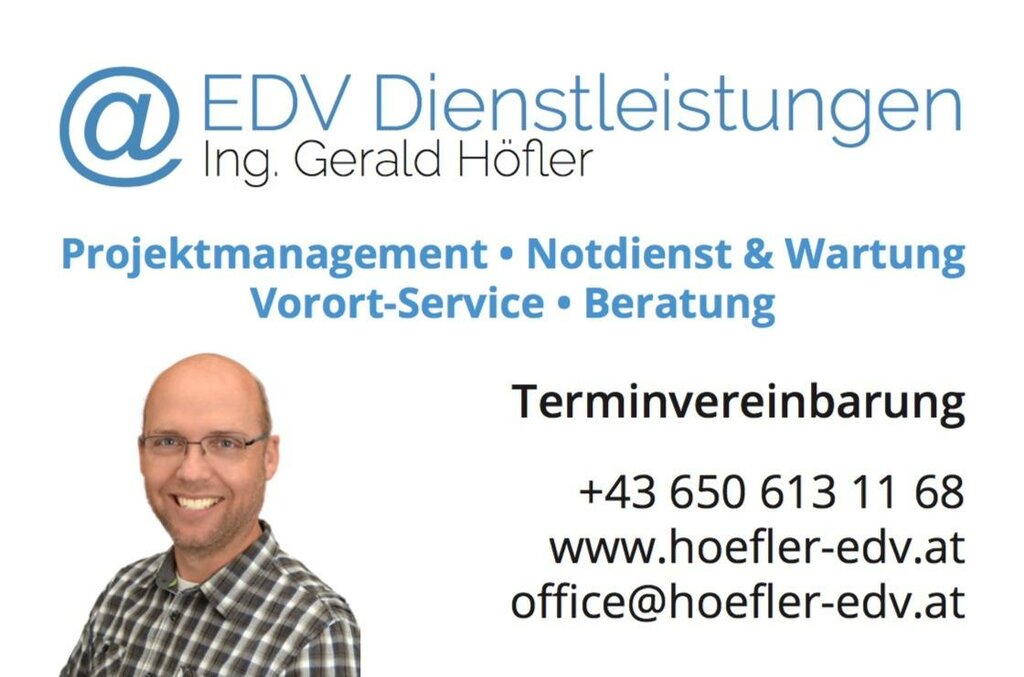 Bilgisayar teknik servisleri Höfler Edv Dienstleistungen, Baden, foto