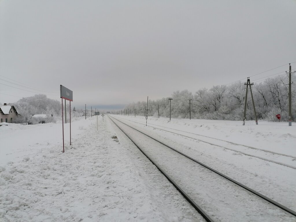 Tren istasyonu станция Каран, Başkurdistan, foto
