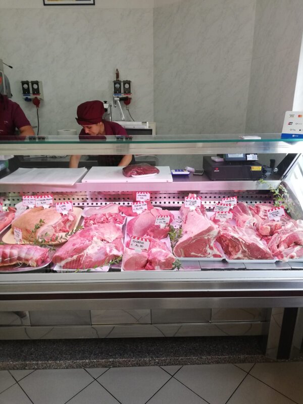Toptan et ürünleri Macelleria Mura, Sardunya, foto