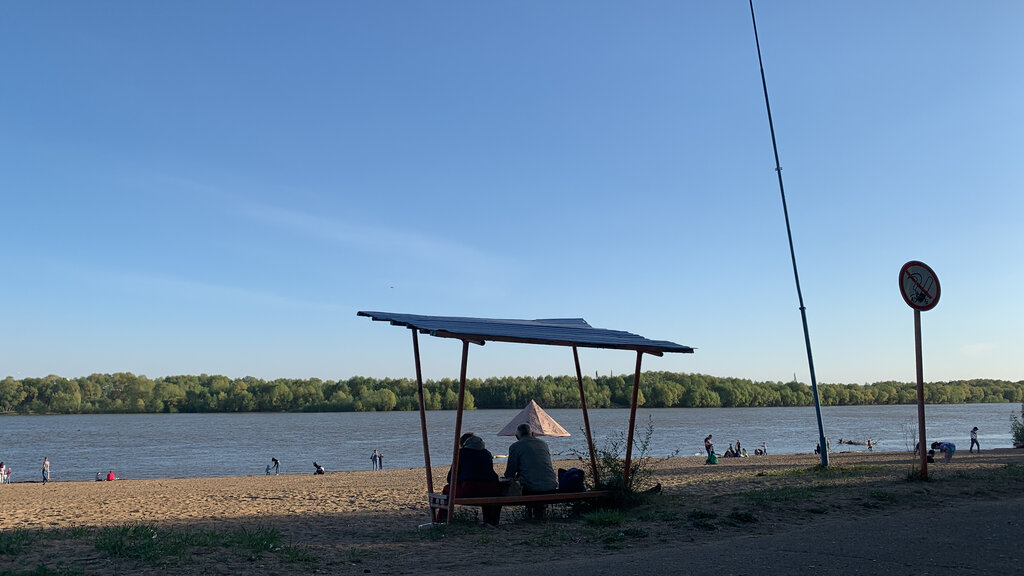 Plaj Sovetsky beach, Omsk, foto