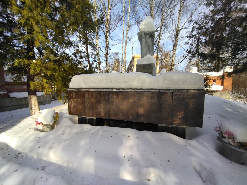 Anıt, heykel Неизвестный солдат, Puşkino, foto