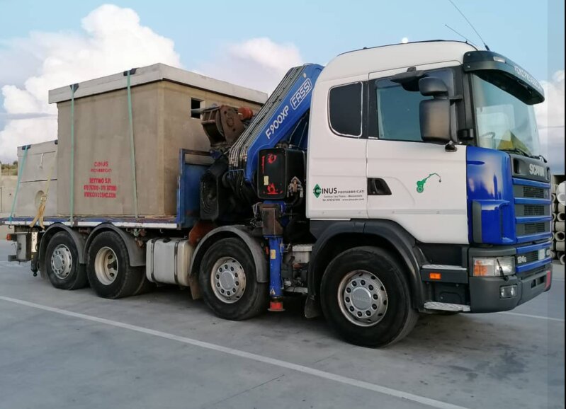 Yol ve asfalt ürünleri Cinus Prefabbricati Srl, Sardunya, foto