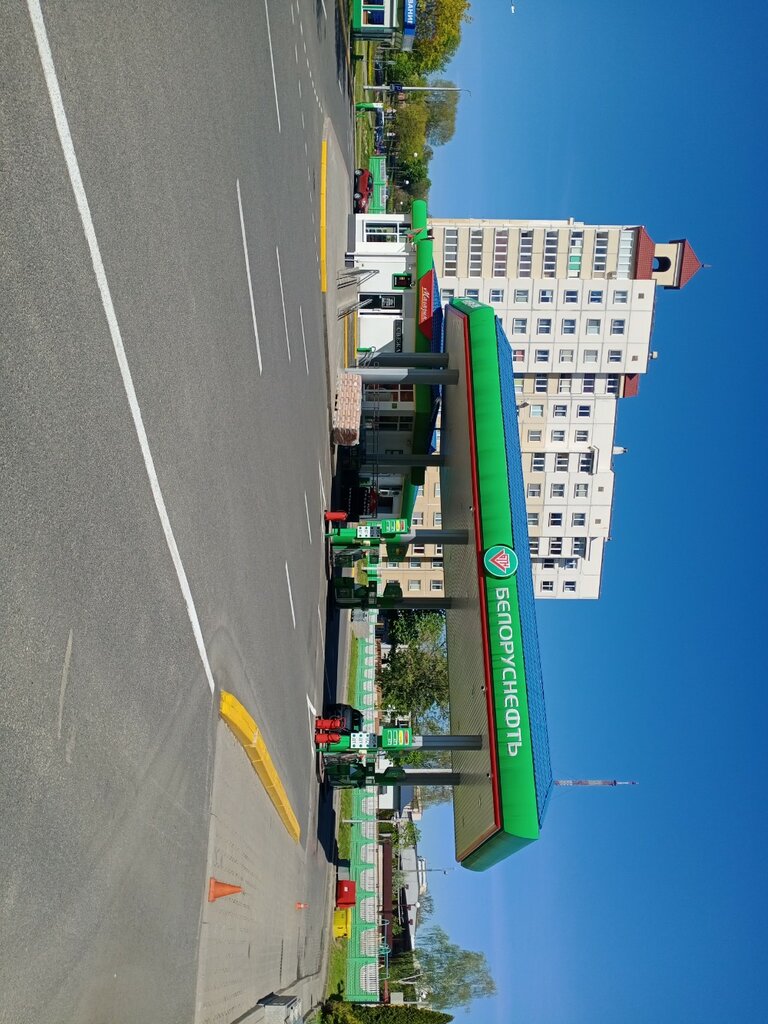 Benzin istasyonu Belorusneft, Grodno, foto
