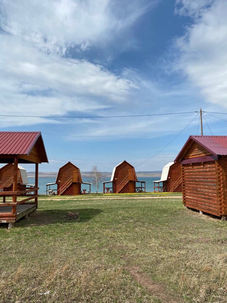 Resort oteller, tesisler База отдыха Лазурный берег, Hakasya, foto
