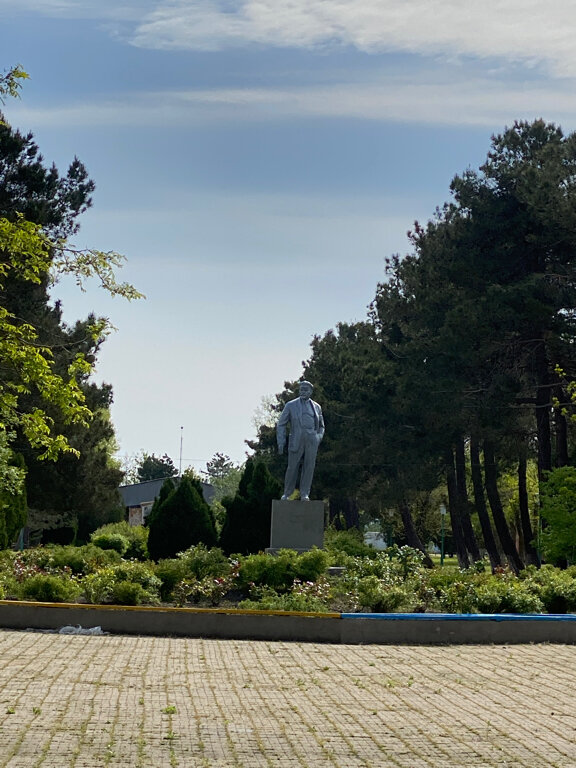 Anıt, heykel В.И. Ленин, Anapa, foto