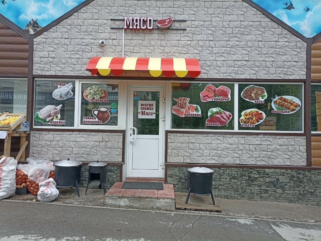 Kasap, şarküteri Torgovy ryad stanislavnski, Novosibirsk, foto
