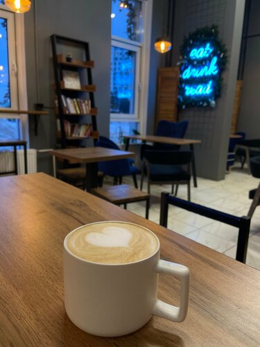 Kahve dükkanları Coffee Krut!, Moskova, foto