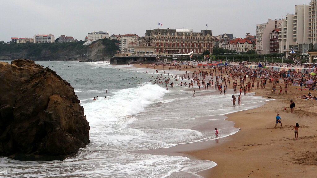 Plaj Playa De Biarritz, Biarritz, foto