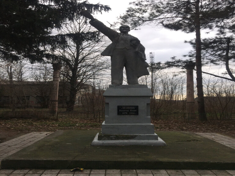 Anıt, heykel В.И. Ленин, Krasnodarski krayı, foto