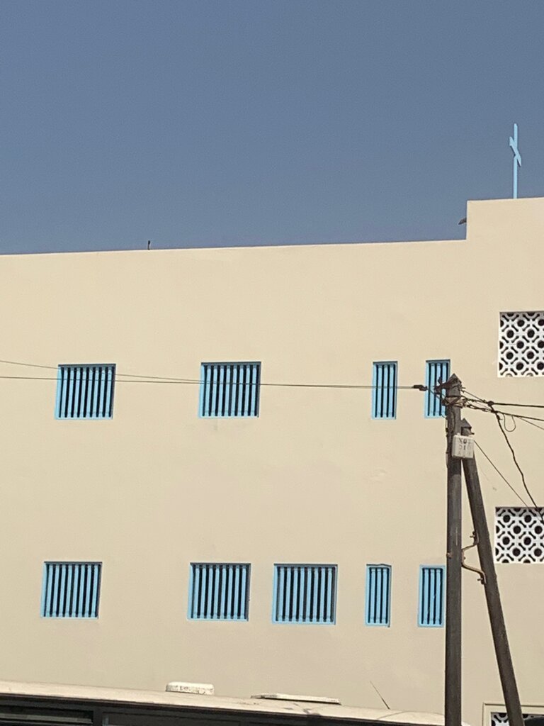 Protestan kilisesi Église Yoff, Dakar, foto
