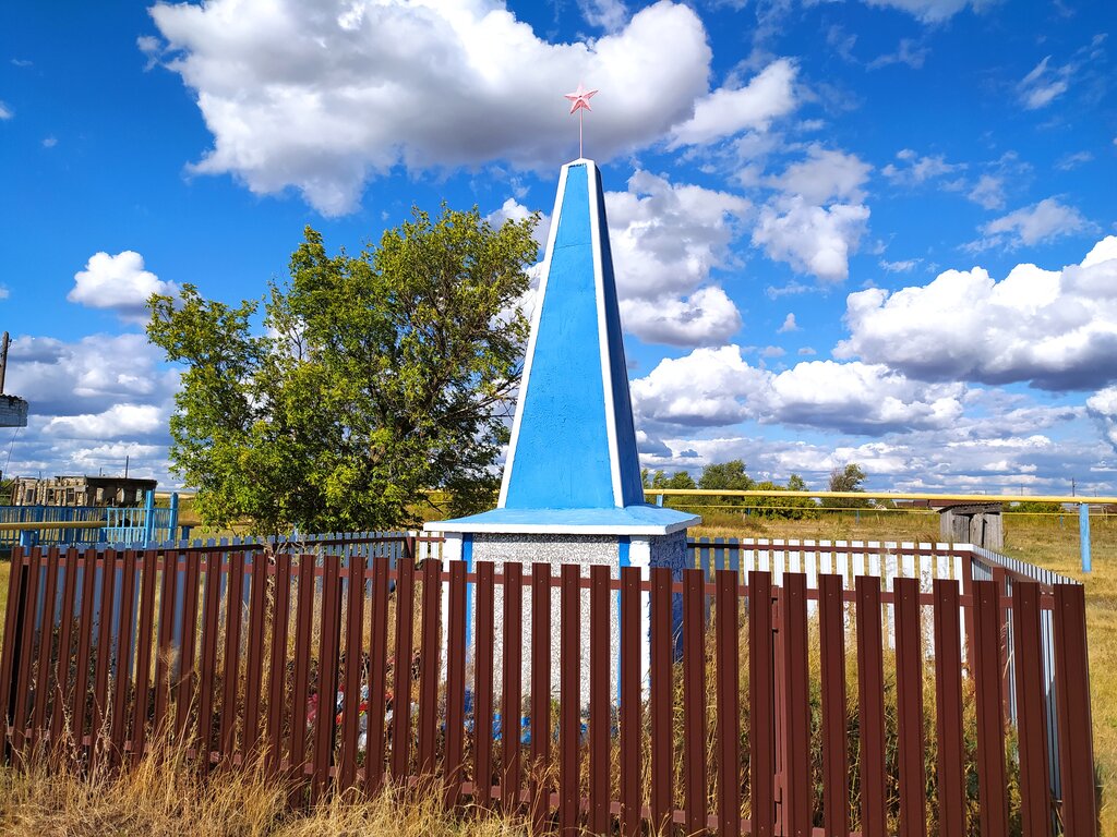 Turistik yerler Памятник Г.Е. Чернову, Saratovskaya oblastı, foto