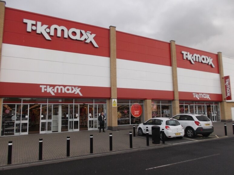 Büyük mağazalar Tk Maxx, Newcastle upon Tyne, foto