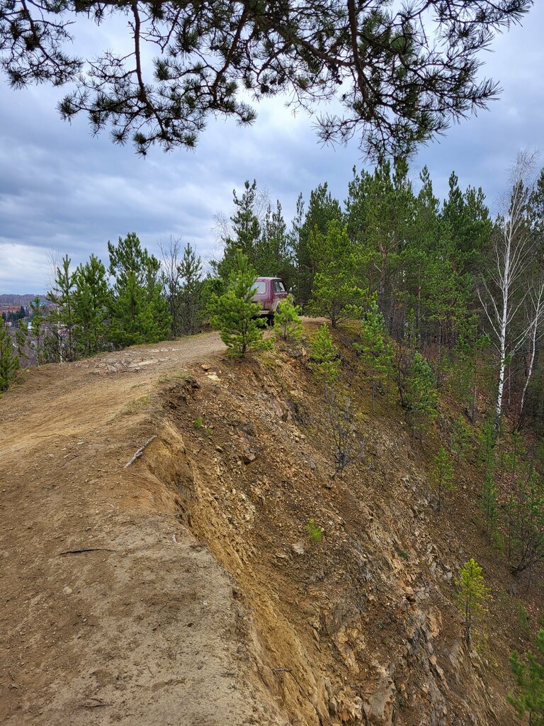 Dağ zirvesi Мыс Толстый мыс, Tomsk, foto
