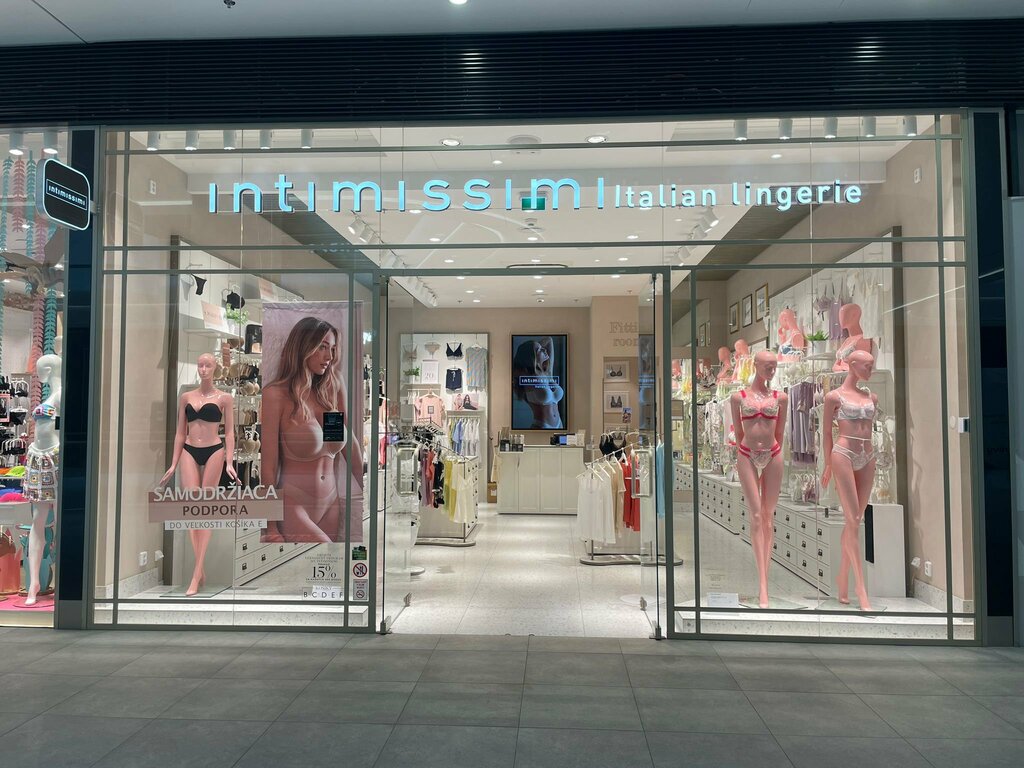 Giyim mağazası Intimissimi, Bratislava, foto