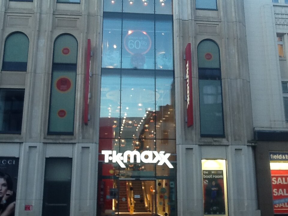 Büyük mağazalar Tk Maxx, Newcastle upon Tyne, foto