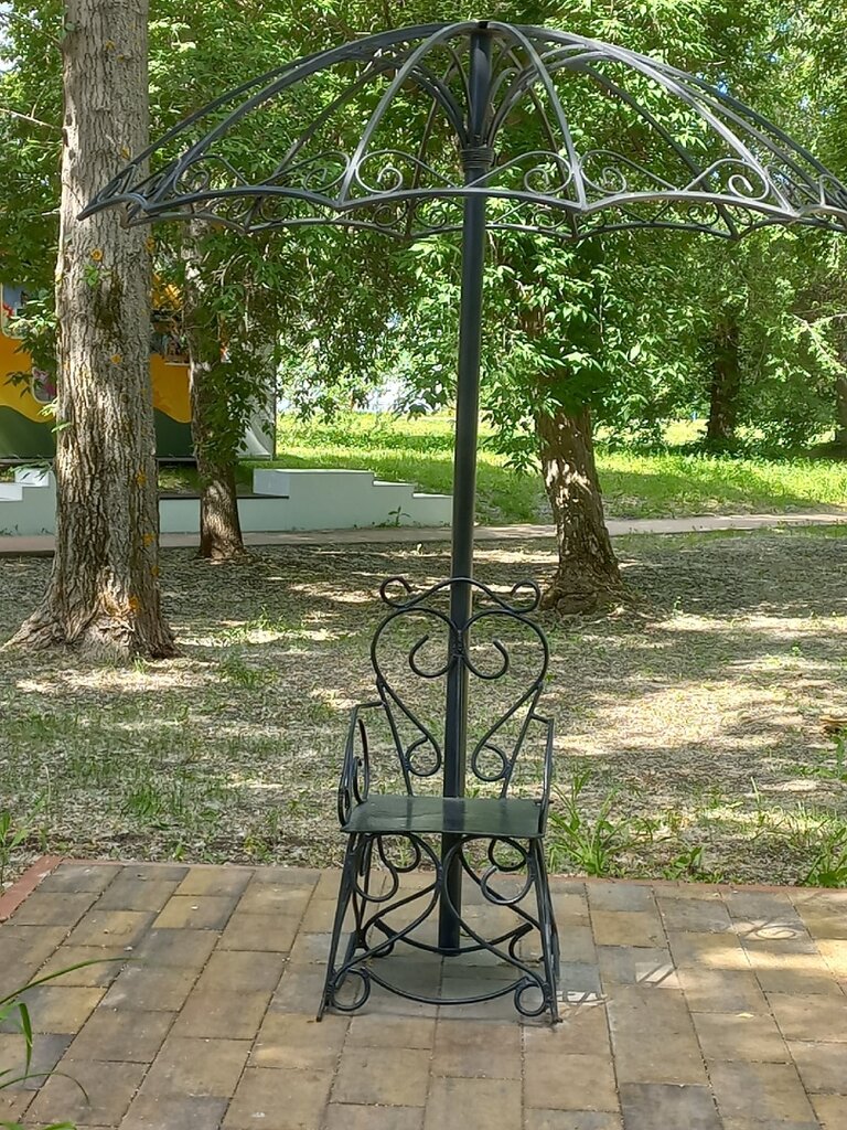 Park, sokak heykeli Фотозона Несостоявшееся свидание, Otradny, foto