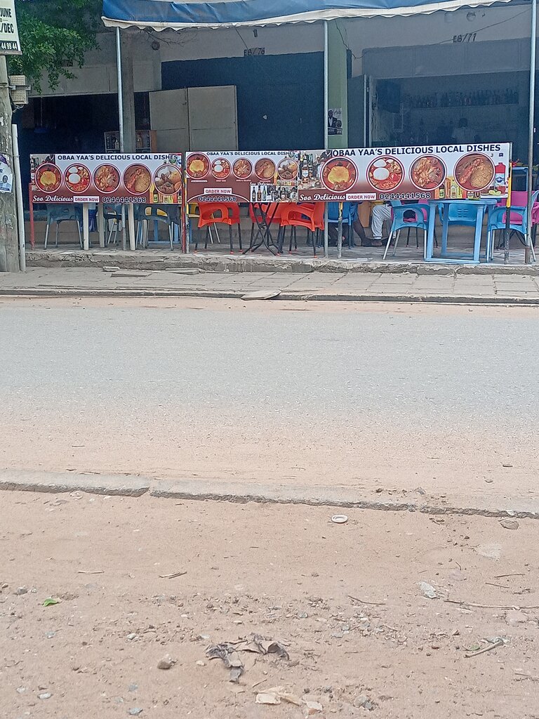Kantin, yemekhane Obaa yaa locals, Dünya, foto