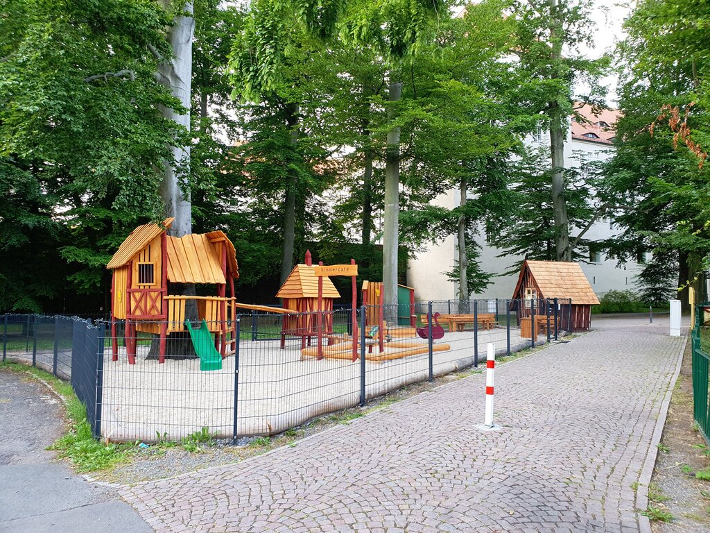 Oyun alanı Spielplatz am Schwanenschlößchen, Freiberg, foto