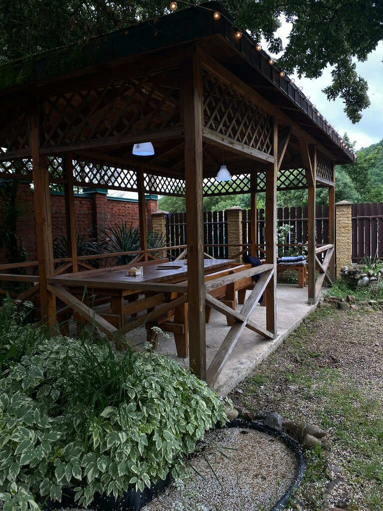 Kamp alanları Shashlyk-Cheburek, Krasnodarski krayı, foto