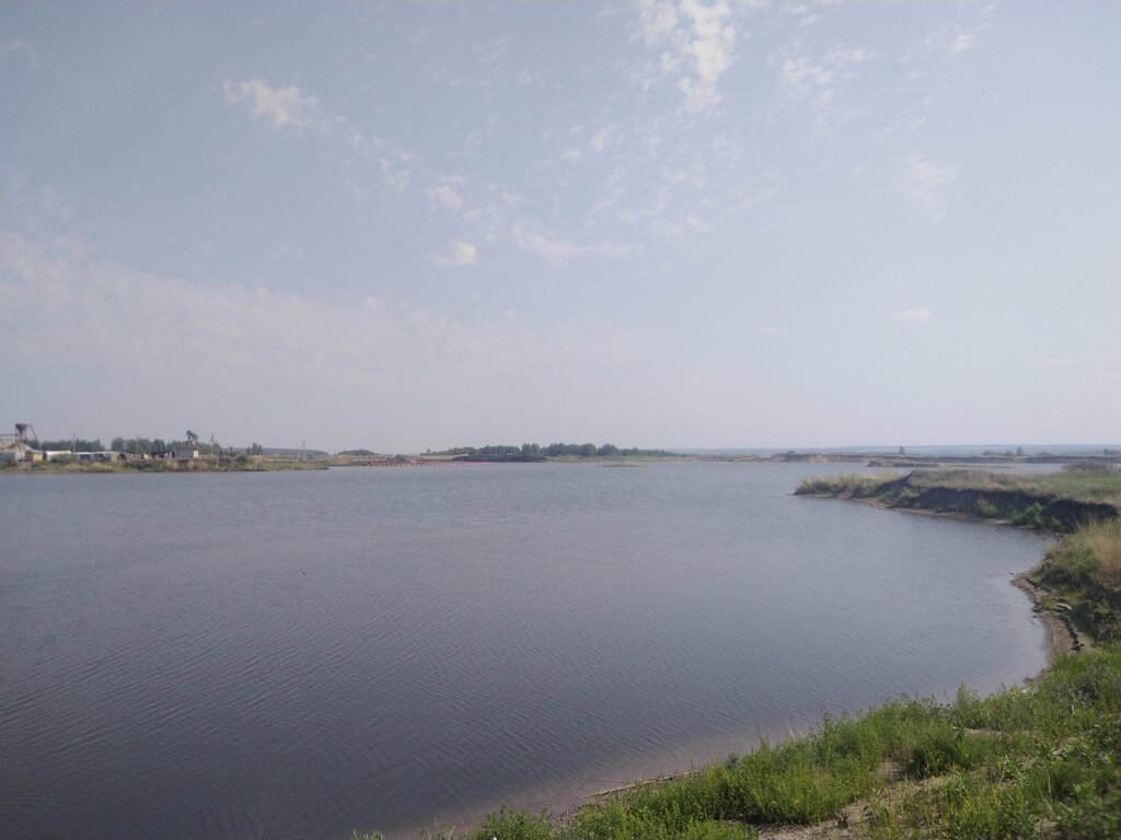 Endüstriyel mineraller Peschany karyer, Kurganskaya oblastı, foto