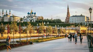 Kremlevskaya Naberezhnaya (Fedoseevskaya Street No:1, City of Kazan), kültür ve eğlence parkları  Kazan'dan