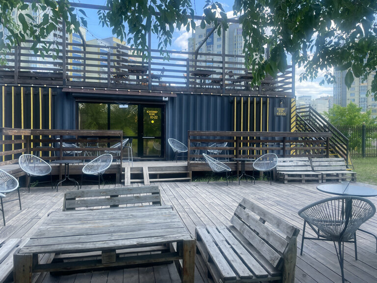 Kahve dükkanları Контейнер кофе, Omsk, foto