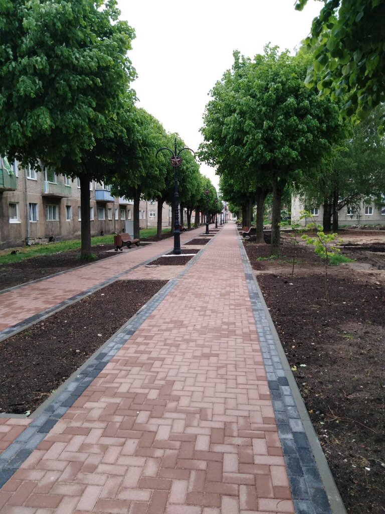 Kültür ve eğlence parkları аллея Героев, Sovetsk, foto