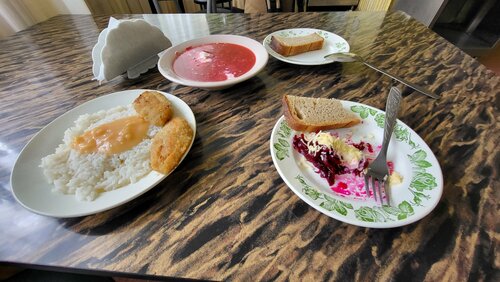 Kantin, yemekhane Столовая, Arhangelskaya oblastı, foto