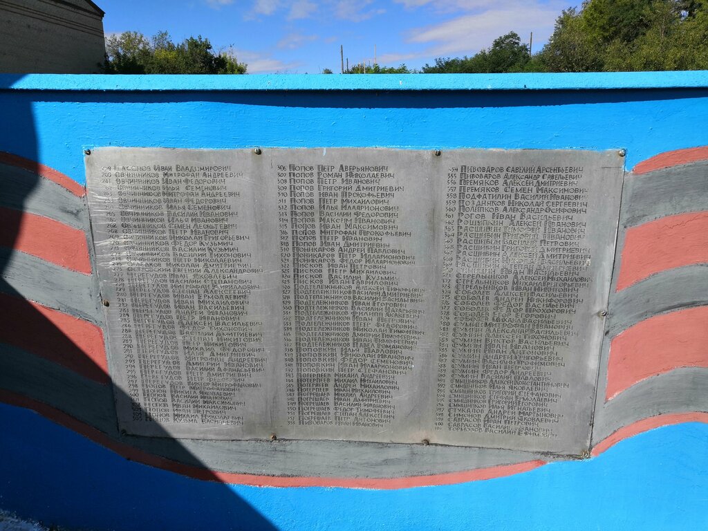 Anıt, heykel Воинам, павшим в годы Великой Отечественной войны, Voronejskaya oblastı, foto