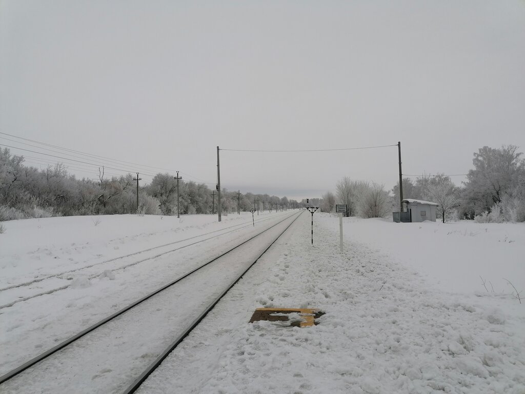 Tren istasyonu станция Каран, Başkurdistan, foto