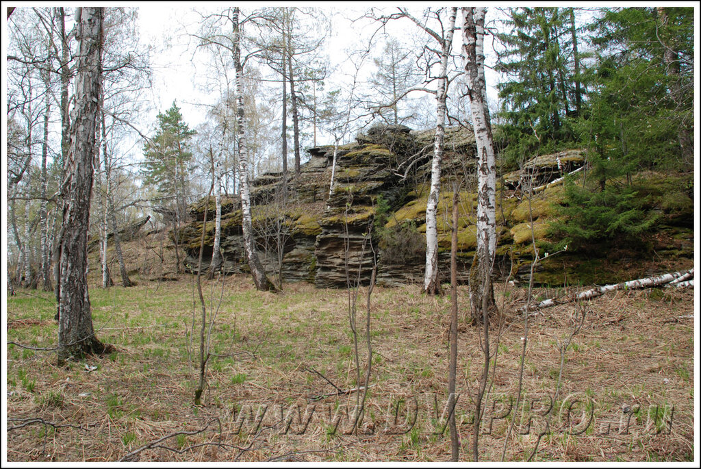 Dağ zirvesi Скалы Мшистые, Çeliabinskaya oblastı, foto