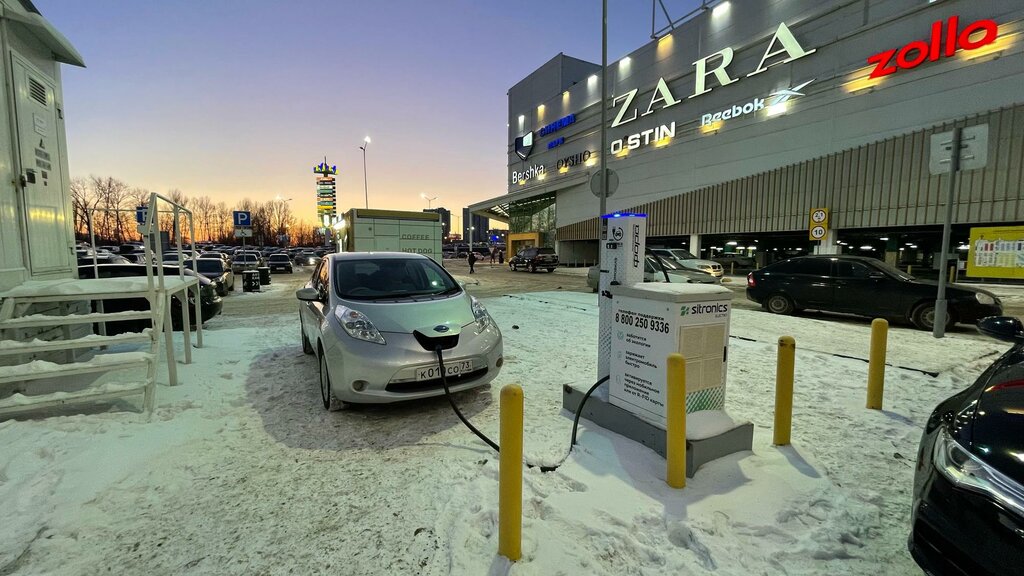 Elektrikli oto şarj istasyonları Electric Vehicle Charging Station, Ulyanovsk, foto